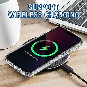 Petocase for iPhone 13 Pro Max Wallet Case 6.7in,Card Holder Slot Ultra Bling Slim Clear Flexible TPU Gel Rubber Soft Silicone Protective Phone Case for Apple iPhone 13 Pro Max-Clear Black