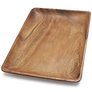 Sur La Table Acacia Wood Serving Platter, 17" x 11"
