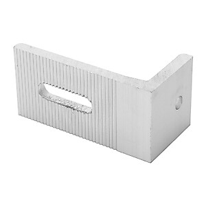 10PCS Solar Panel Mounting Brackets, Aluminum Alloy L Foot Solar Panel Mount Waterproof & Weather Proof, Strong Load Bearing Capacity, for Roof PV System