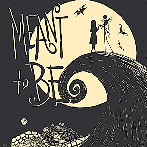 Skinit Decal Gaming skin compatible with PS4 Pro Bundle - Officially Licensed Disney The Nightmare Before Christmas Jack and Sally Meant to Be Design