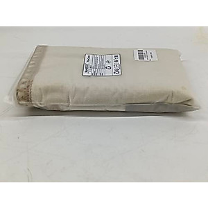 NordECO HOME Set of 2 Farmhouse Throw Pillow Covers - Burlap Linen Trimmed Tailored Edges Decorative Cushion Covers for Bed Home Decoration, 18 x 18, Black