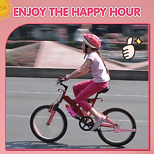 LEICHTEN Kids Bike Kickstand for 16 Inch Wheel Children's Bicycle Single-Side Kick Stand Rear Mount Bikes Support Racks Pink for Girls and Boys Bike