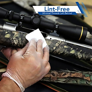 1000PCS Gun Cleaning Patches - 2 1/2" Square Gun Cleaning Cloth, Lint-Free Gun Cloth, Absorbent Gun Wipes, Fits Caliber .40-.50 / 12-20 Gauge - Gun Cleaning Supplies, Gun Patches for Cleaning Guns