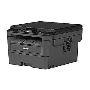 Brother HL-L23 Series Monochrome All-in-one Laser Printer for Home and Office, Print, Copy, and Scan, 2400 X 600dpi, Wireless, 32ppm, Auto 2-Sided Printing, Bundle with MTC Printer Cable