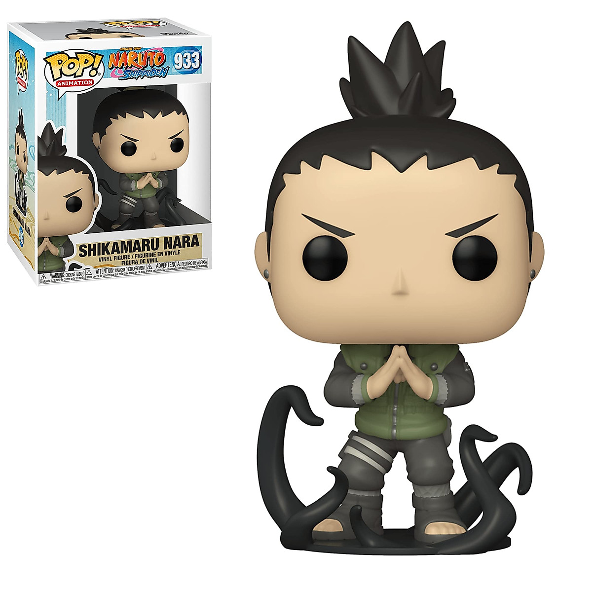 POP Naruto Shippuden - Shikamaru Nara Funko Pop! Vinyl Figure (Bundled with Compatible Pop Box Protector Case) Multicolored 3.75 inches
