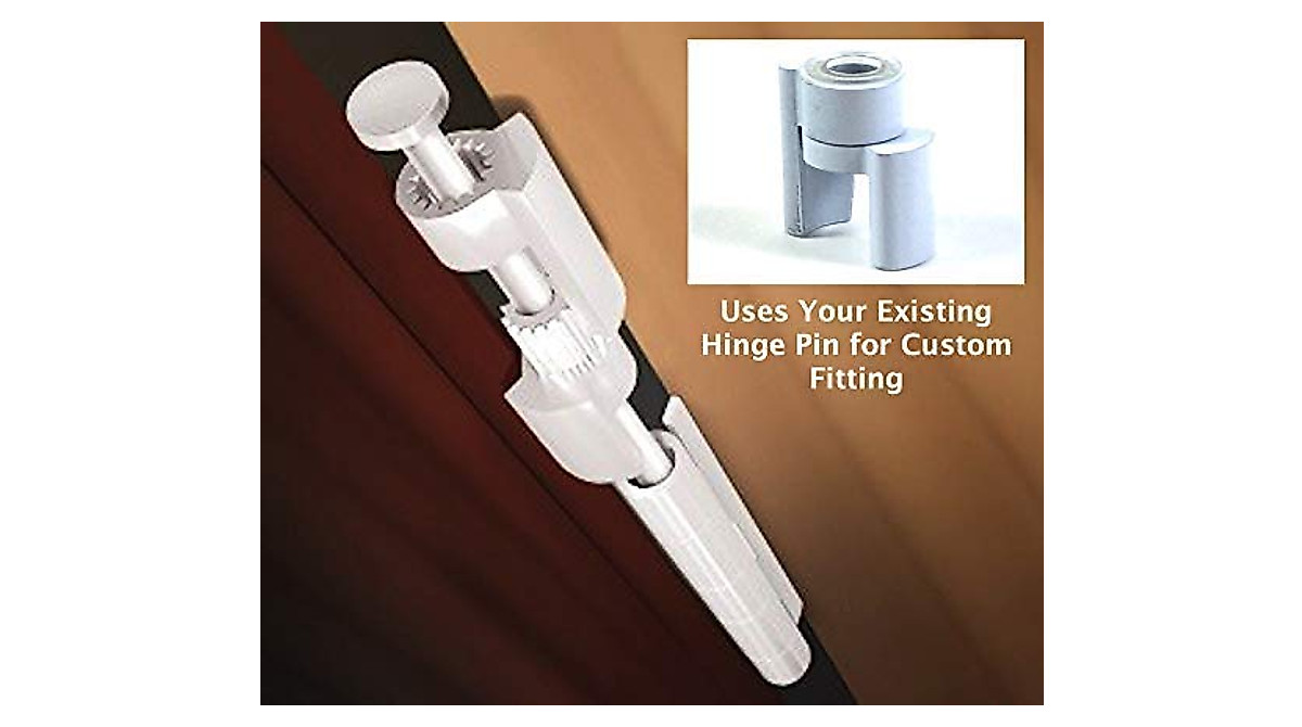 Door Saver 3 Hinge Pin Door Stop - 50 Pack in White