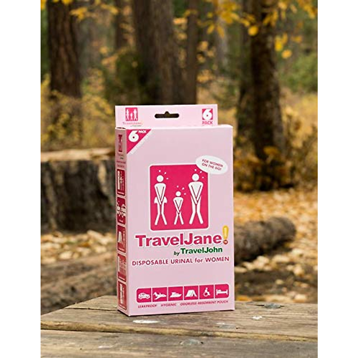 TravelJane Disposable Urinal (TJ1R-C) - 6 Pack