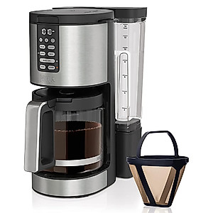 Ninja DCM201 14 Cup Programmable Coffee Maker XL Pro (Renewed) Bundle with 2 YR CPS Enhanced Protection Pack