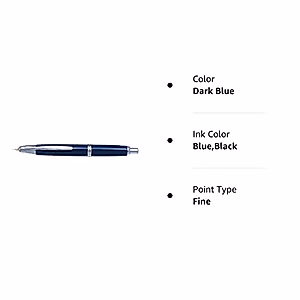 PILOT "Capless (special alloy nib) / Dark Blue" [nib: Fine]