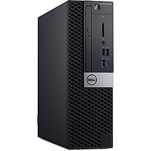 Dell OptiPlex 5070 Small Form Factor PC, Intel Octa Core i7-9700 up to 4.7GHz, 16G DDR4, 512G SSD, Windows 10 Pro 64 Bit-Multi-Language Supports English/Spanish/French (Renewed)