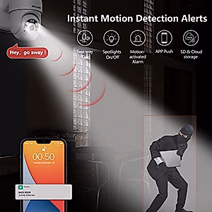 SOLIOM 4G LTE Cellular Security Camera [24/7 Recording] with 20W Solar Panel, 20000mAh Battery,360° Pan Tilt,Spotlight Color Night Vision,2 Way Talk,PIR Motion Detection,No WiFi,IP66, SL800-4G