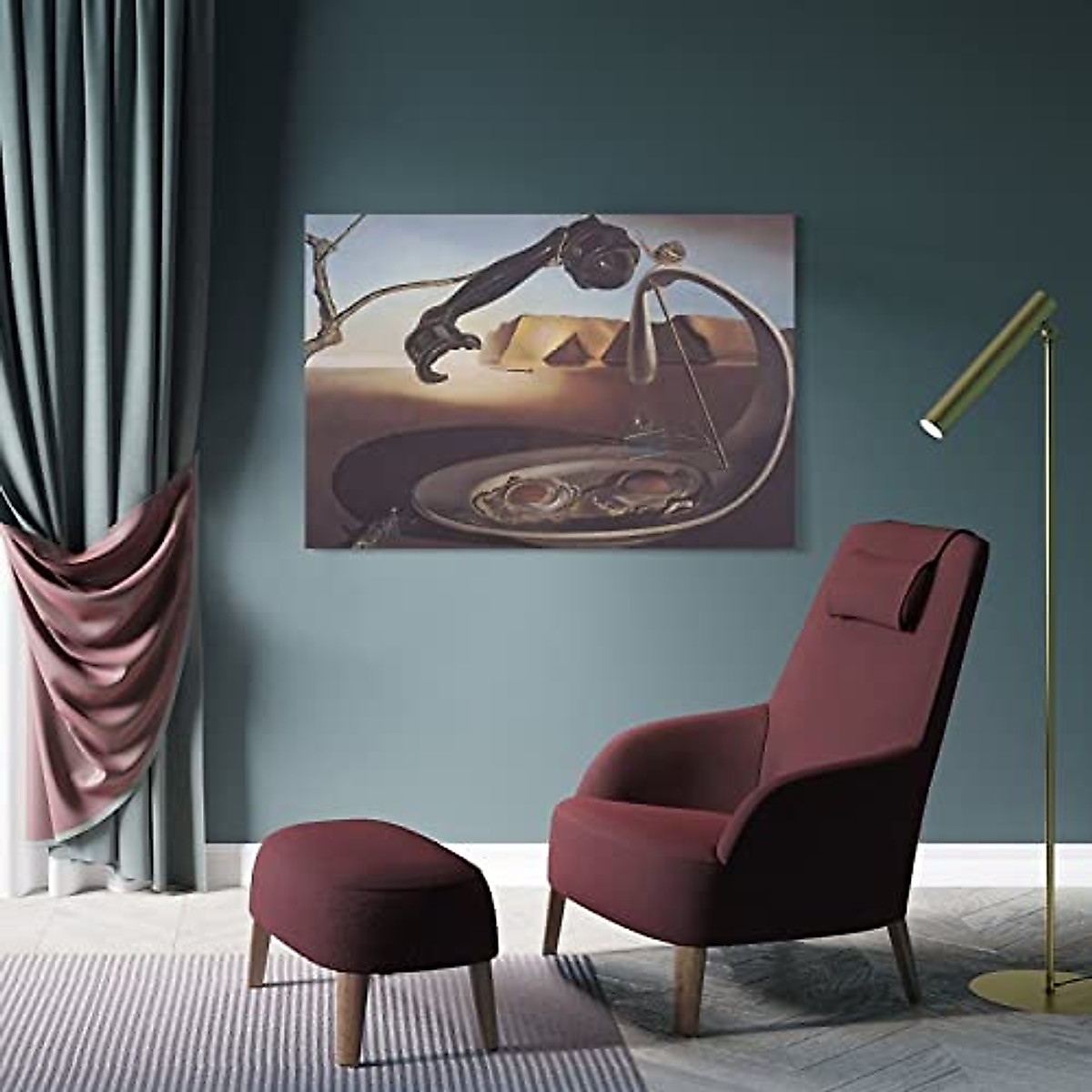 Surrealism Oil Painting Poster Salvador Dali The Sublime Moment Decorative Poster Home Decor Poster Wall Art Hanging Picture Print Bedroom Decorative Painting Posters Room Aesthetic 20x30inch(50x75cm)