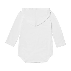UV SKINZ UPF 50+ Baby Boy's Hooded Sunzie - White - 12/24m