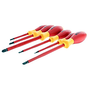 Wiha 32092 Slotted And Phillips Insulated Screwdriver Set, 1000 Volt