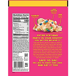 CRUNCH 'N MUNCH Birthday Cake Flavored Popcorn Clusters, 5.5 oz.