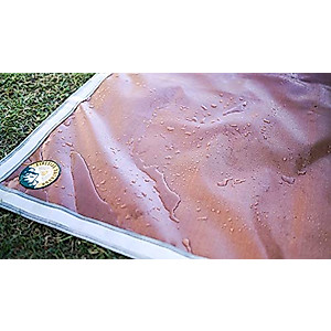 Campfire Defender Protect Preserve The Original Ember Mat | 67" x 60" | USA Based | Fire Pit Mat | Grill Mat | Protect Your Deck, Patio, Lawn or Campsite from Popping Embers