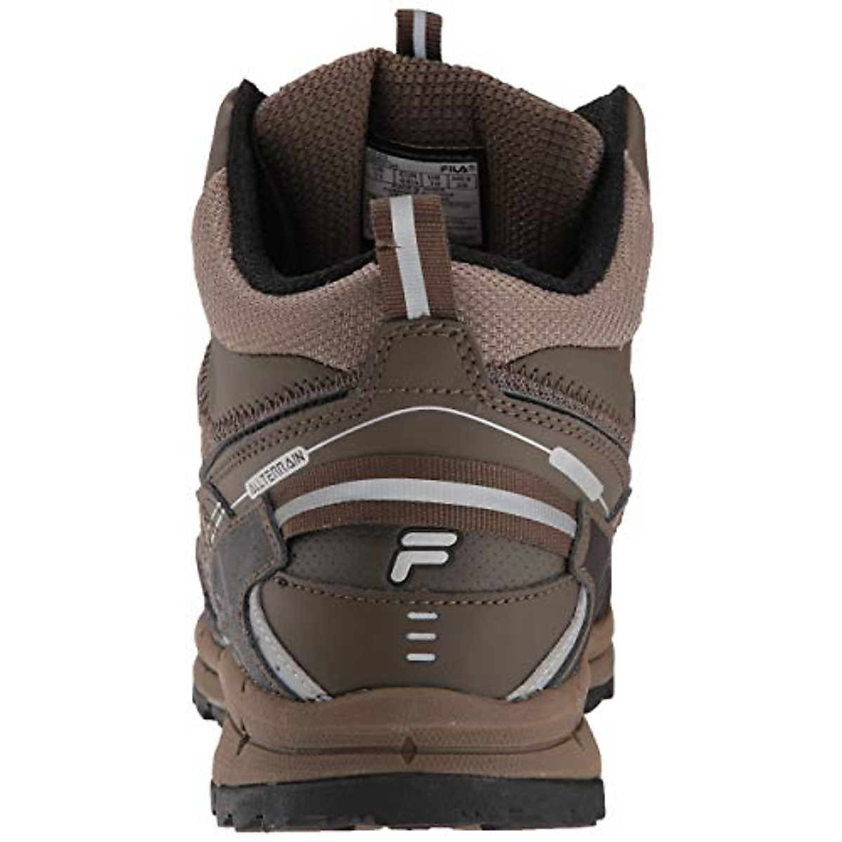 Fila Men's Hail Storm 3 Mid Composite Toe Trail Work Shoes Shoe, Walnut/Major Brown/Gold Fusion, 11 D US