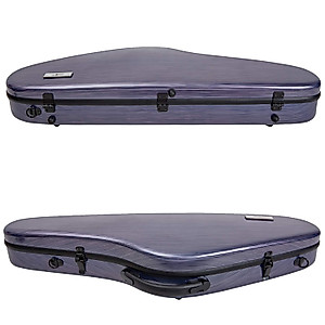 Aileen CSV-F18 Violin Hard Case 4/4 Full Size Luxury with Hygrometer Suspension, Purple