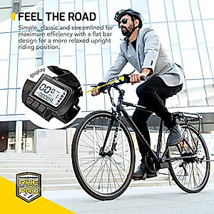 Swagtron Swagcycle EB-12 City Commuter Electric Bike with Removable Battery, Black, 700c Wheels, 7-Speed Shimano Gears