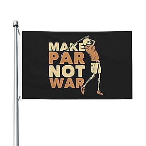 IMEEGIEN Make Par Not War Flag 3x5 Ft Double-Sided Outdoor Decoration Banner Durable Home Yard Flags Polyester Welcome Flag
