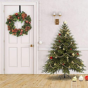 Home Over The Door 4 Hooks - Folding Hanging Coat Rack Organizer