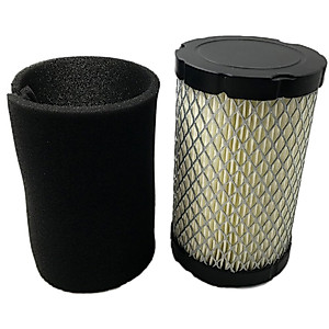 LIZAPUS Air Filter with Pre Filter Compatible with John Deere Z345R Z355R Z345M EZtrak Residential Zero Turn Mower