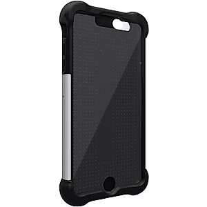 Ballistic for iPhone 6S Plus / 6 Plus Holster Case,TJ Tough Jacket Maxx, Screen Protector, Rugged and Heavy Duty Defender Cover W/Belt Clip Holder (Black/White)