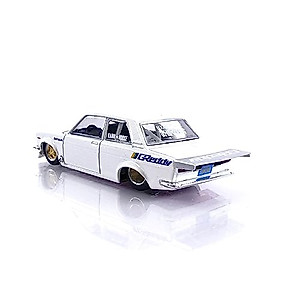Datsun 510 Pro Street Pearl White (Designed by Jun Imai) Kaido House Special 1/64 Diecast Model Car by True Scale Miniatures KHMG016
