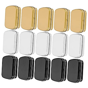 BESPORTBLE 75 Pcs Mini Tin Box To Go Food Containers with Lids Food Sealed Cans Candy Jars with Lids Iron Jar Lid Organizer Containers for Food Travel Tinplate Cream Box Clamshell