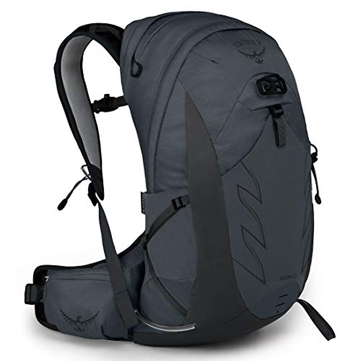 Osprey Tempest 20 Women's Hiking Backpack, Aluminum Grey, Medium/Large & Talon 22 Men's Hiking Backpack, Eclipse Grey, Large/X-Large