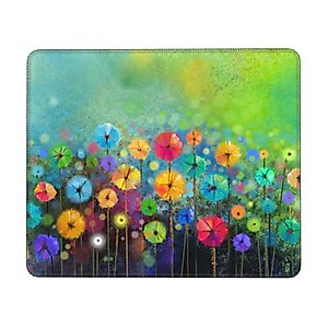 Jakayla Cute Mouse Pad for Desk with Non Slip Rubber Base, Flower Gaming Mousepad Cute with Stitched Edge, Waterproof Small Computer Mouse Pad for Wireless Mouse Computer Home Office Working 69B