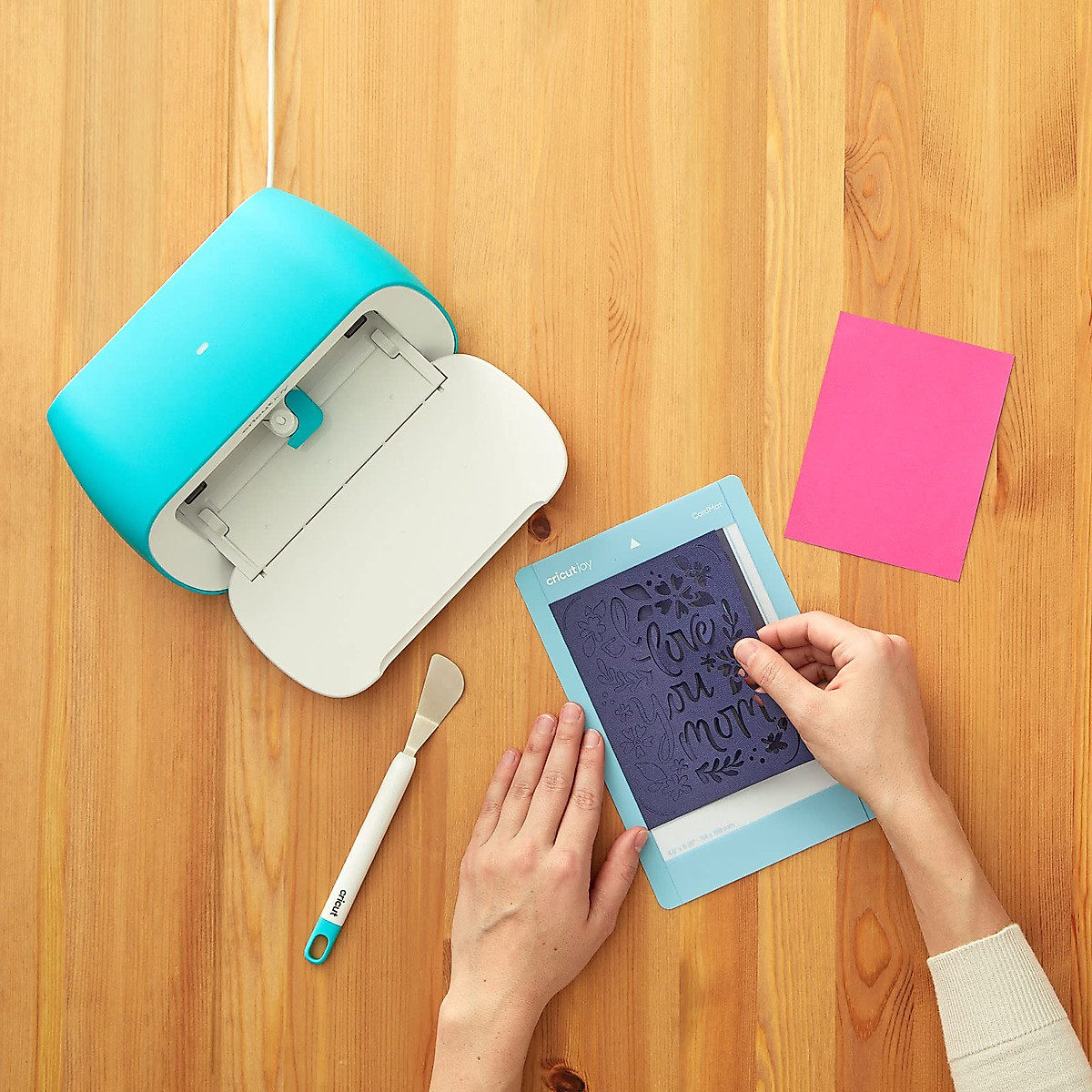 Cricut Joy Card Mat, 4.5" x 6.25", Crafting Mat for All Cricut Joy Cards, Reusable Card Mat with Clear Protective Film, Customize Cards Quickly, Compatible with Cricut Joy Cutting Machine