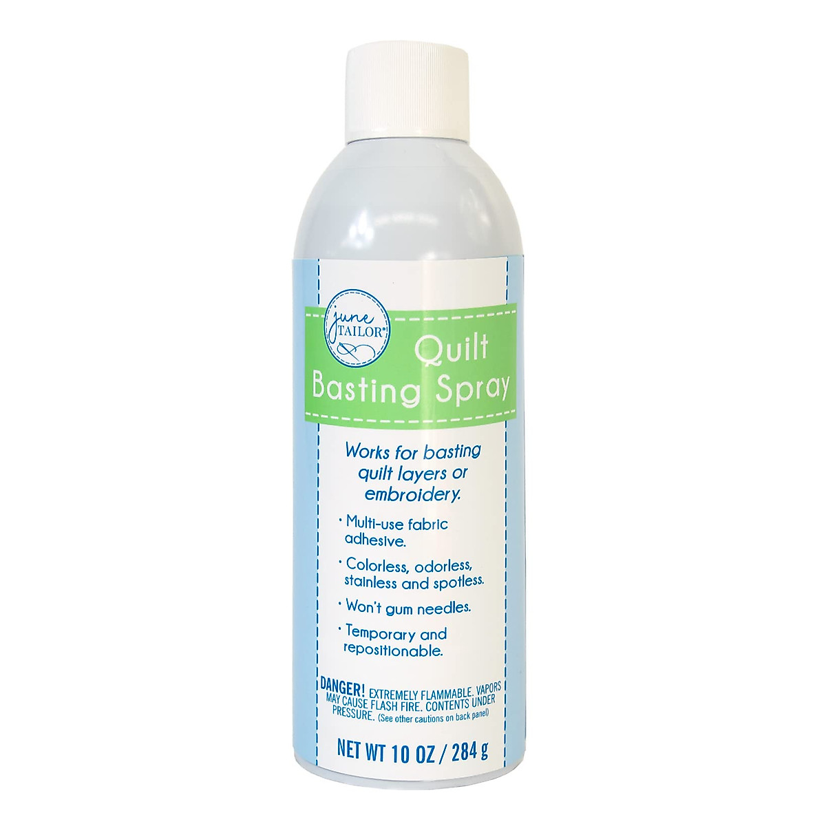 June Tailor JT440 Quilt Basting Spray, 10 ounce can Blue