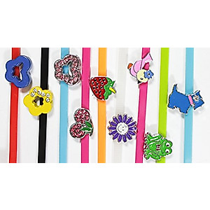 Shannon's Chixx Colorful Poultry Leg Bands for Home Chicken Coops, Identification Bands for Chickens, Ducks, Geese, and Turkeys, Butterfly, Bugs, and More Charms (Set of 10)