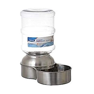 Petmate Stainless Steel Replendish Waterer, Small (24345S)