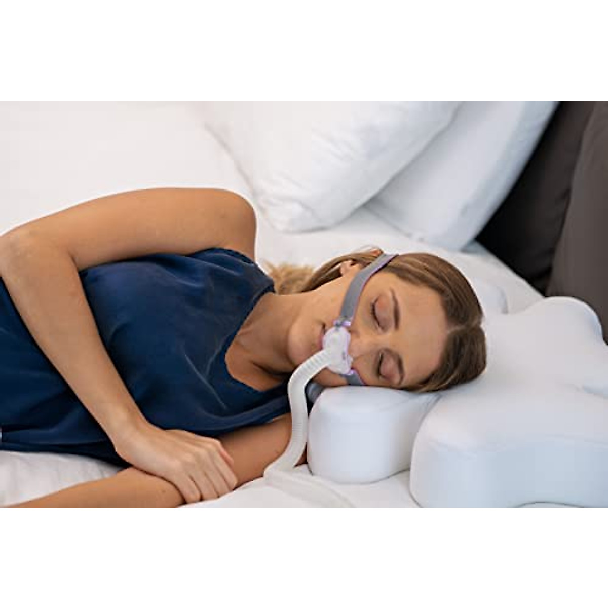 Headgear Strap Replacement for ResMed AirFit P10™ Nasal Pillow CPAP Mask for Her by Snugell™ | Pink Color | Pack of Two Straps | Includes Four Adjustment Clips | Durable Premium Material