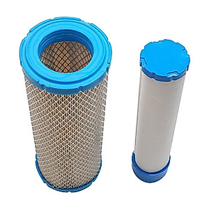 HIFROM 24 050 13-S Fuel Filter 52 050 02-S Oil Filter 25 083 01-S Air Filter & Pre Filter Replacement for Kohler Lawnmower Engine Lawn Mower Air Cleaner Tune up Kit