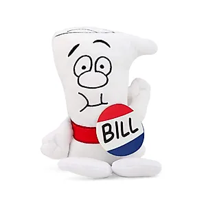 Schoolhouse Rock! Bill Adult Plush Character | I'm Just A Bill Fan Favorite Collectible | 9.5 Inches Tall