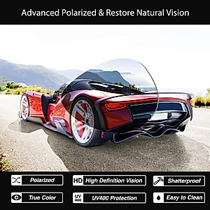 GQUEEN Classic Military Style Pilot Polarized Sunglasses Spring Hinges Al-Mg for Mens Womens MOS1