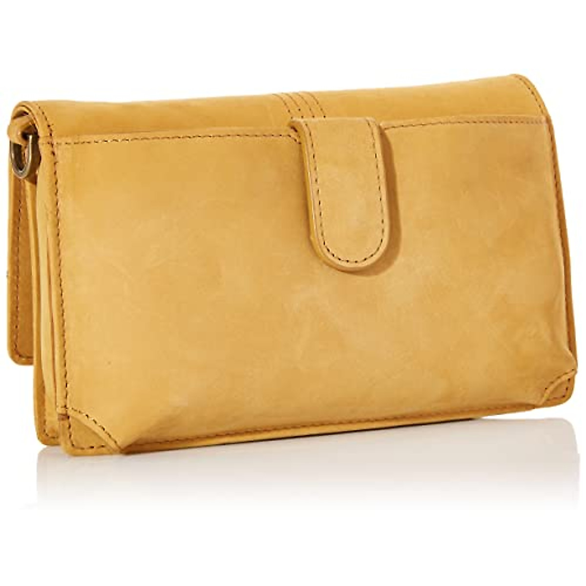 Timberland womens Wallet Purse RFID Leather Crossbody Bag, Wheat (Nubuck), One Size US