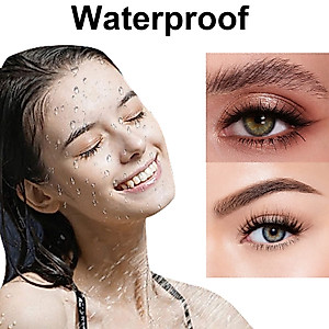 Rosarden Galaxy Glitter Mascara - Waterproof Long Lasting Mascara for Eyelashes - Shiny Sparkle Diamond Mascara - Makeup Mascara for Length and Volume - Smudge Proof Eyelash Mascara for Party Wedding