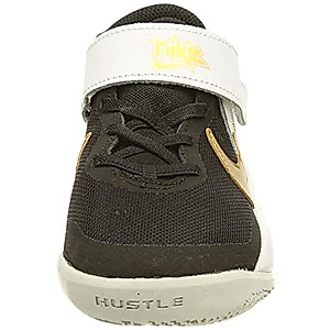NIKE Unisex Kid's Running Shoes Sneaker, Black Metallic Gold White Photon Dust, 31 EU
