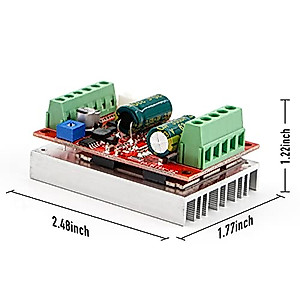 RioRand 350W 6-60V PWM DC Brushless Electric Motor Speed Controller with Hall