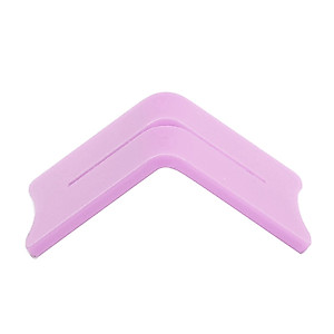 Photo Holder, High Durability Acrylic Photo Holder Decorative Reusable V Shape Stable for Dorm (Purple)