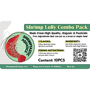 Shrimptastic Aquatics Shrimp Lolly Combo Pack