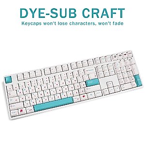 PBT Japanese Keycaps 135 Keys Dye Sublimation Cherry Profile with Key Puller Suitable for 104/87/61 60% MX Cherry Gateron Gaming Keyboard（Sushi Keycaps）