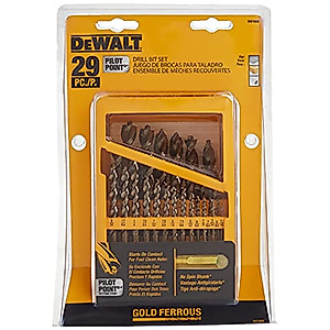 DEWALT Drill Bit Set with Metal Index, 29-Piece (DW1969)