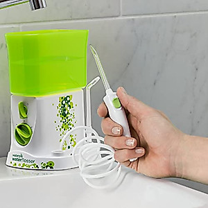 Waterpik Water Flosser for Kids, Countertop Water Flosser for Children and Braces, WP-260, Green