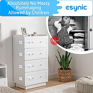 eSynic 2Pack Durable Refrigerator locks Fridge Locks for Kids Strong Adhesive Refrigerator Lock for Kids 304 stainless steel Fridge Child Locks With Keys Perfect for Fridge Oven Cupboards Cabinets etc