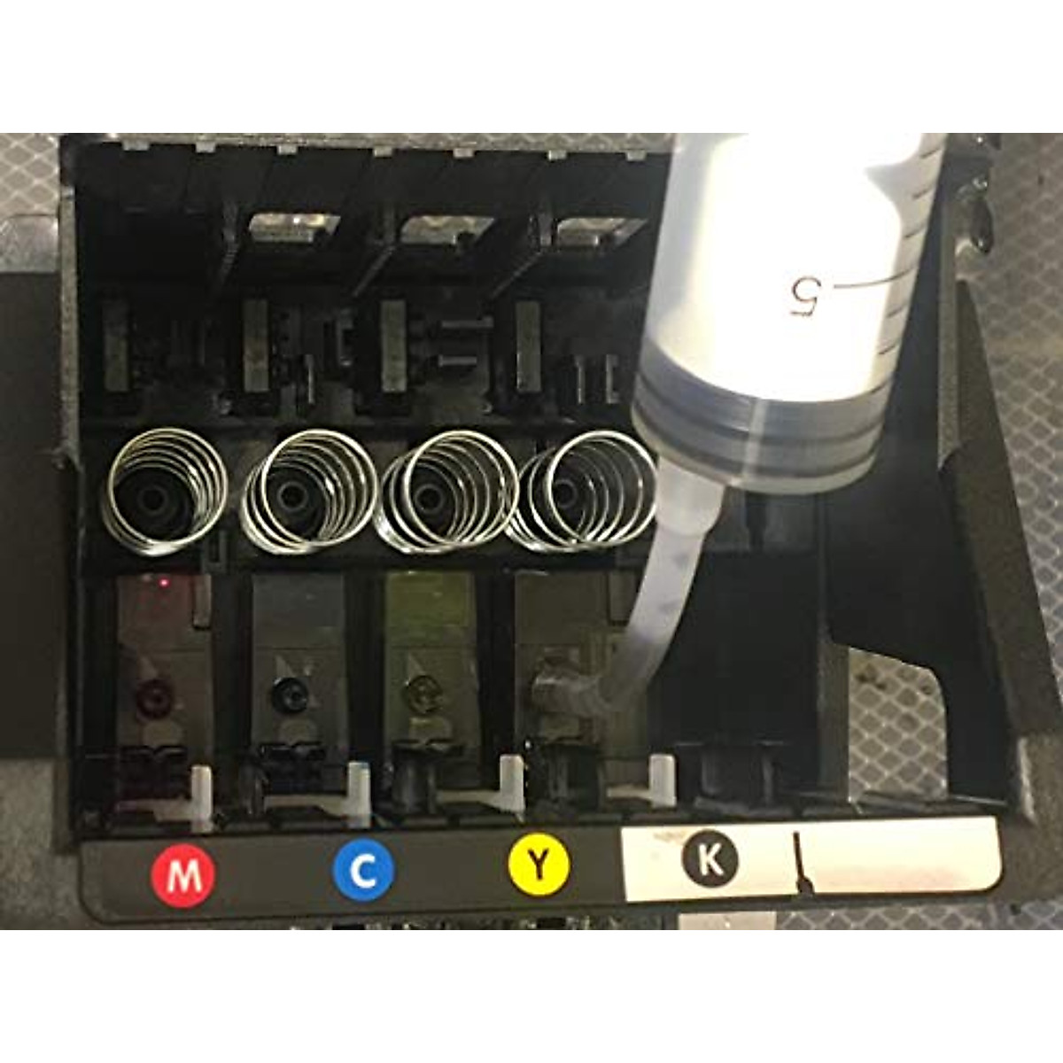 Best Printers Printhead Cleaning Kit - HP, Epson,Canon, Brother & Lexmark - Large High Efficiency 20ml Premium Syringe - 100ml Certified